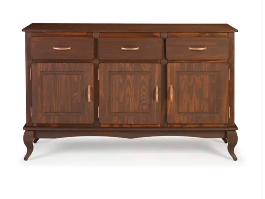 Balcão Rustico 3 Portas e 3 Gavetas | Dover Móveis