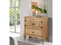 Balcão Rustico Pequeno 2 Portas e 1 Gaveta | Dover Móveis