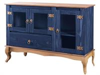 Rack Rustico 3 Portas e 1 Gaveta | Dover Móveis